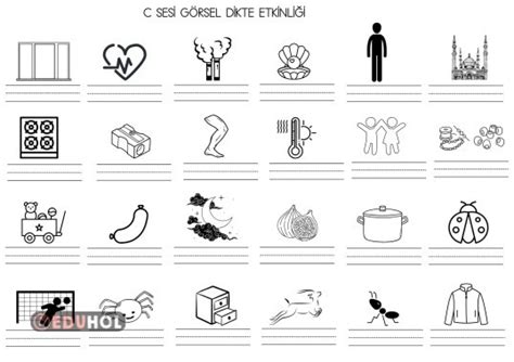C Sesi Görsel Dikte Eduhol Etkinlik İndir Oyun Oyna Test Çöz Video İzle