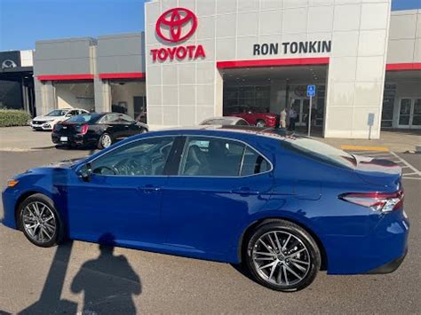 2023 Camry XLE Reservoir Blue With Panoramic Moonroof YouTube