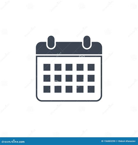Icono De Pictograma Vectorial Relacionado Con El Calendario Ilustración