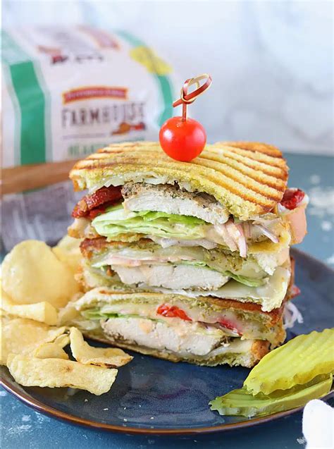 Grilled Chicken Pesto Panini Chicken Pesto Panini Recipe