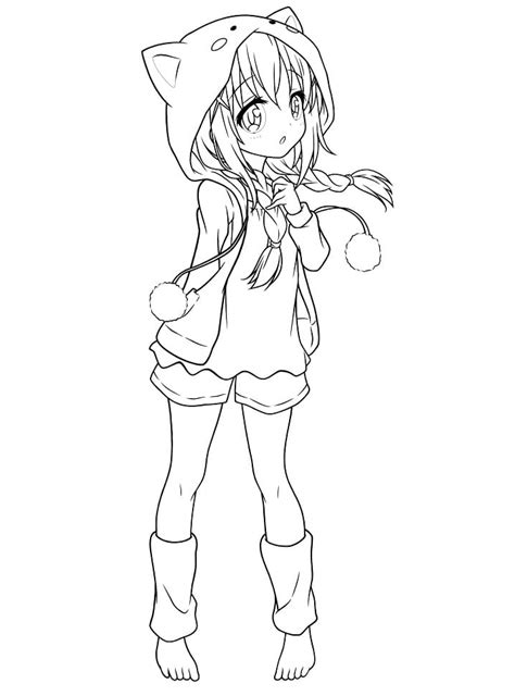Coloriage Manga Fille Mignonne T L Charger Et Imprimer Gratuit