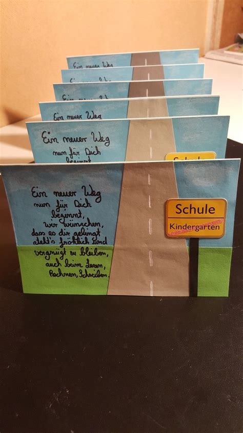 Glückwunsch Karte zur Einschulung Kreşler Basteln
