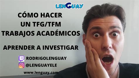 Cómo hacer un TFG TFM trabajos académicos 1 cómo investigar