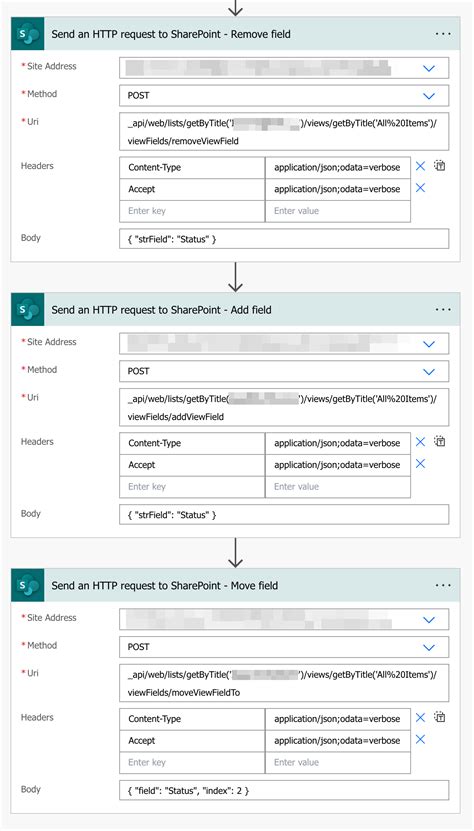 SP 2013 REST API Set List View Column Order SharePoint Stack Exchange