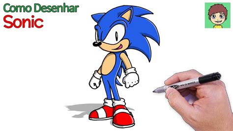 Como Desenhar O Sonic Passo A Passo Facil Desenho Para Desenhar