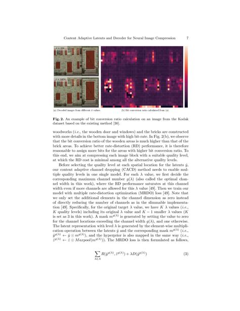 content adaptive latents and decoder for neural image compression deepai