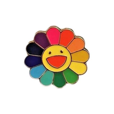 Takashi Murakami Flower Metal Pin Well Bred Store
