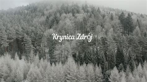 Krynica Zdrój z drona Zima Podniebne kadry Full HD YouTube