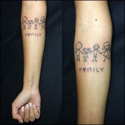 Tatuaggi Famiglia Scritte E Disegni Che Simboleggiano Lamore
