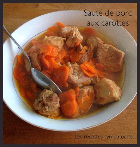 Sauté de porc carottes express cookéo Les recettes sympatoches