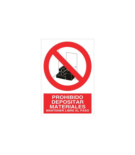 Señal de prohibido depositar materiales COFAN skrc comprar online