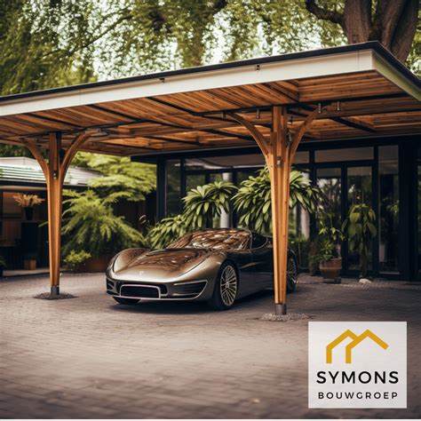 Houten Carport Bouwen Bouwgroep Symons