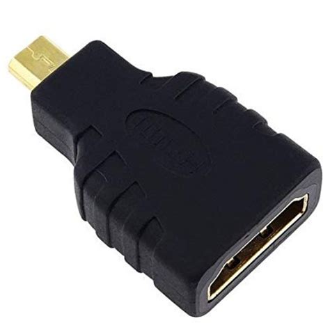 Raspberry Pi Model B Micro Hdmi Type D Male To Hdmi Female Adapter