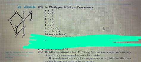 solved h e 59 exercises 59 1 let p be the poset in the