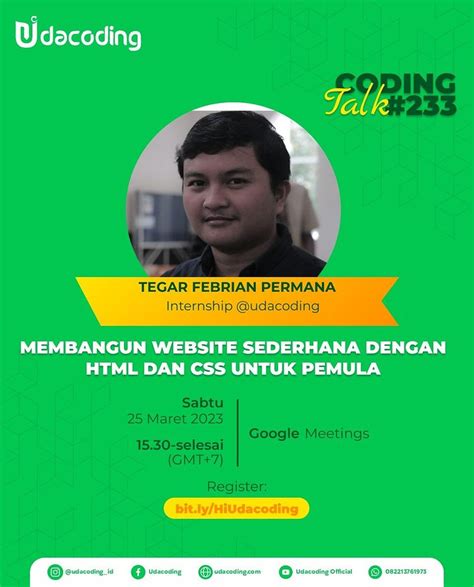 Coding Talk 233 Web Developer Membangun Website Sederhana Dengan