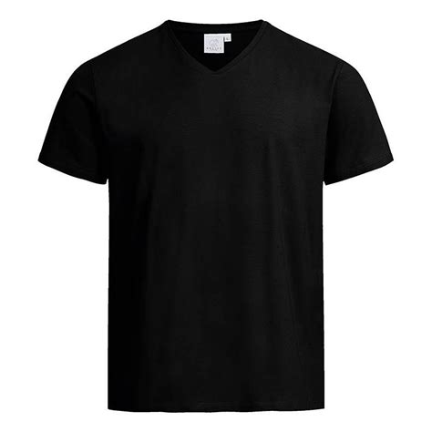 Tee Shirt Homme Coupe Regular Fit Col En V Coton Et Stretch