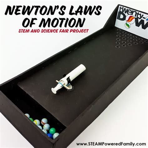 Newton S Laws Of Motion Diy Arcade Game Science Fair Project
