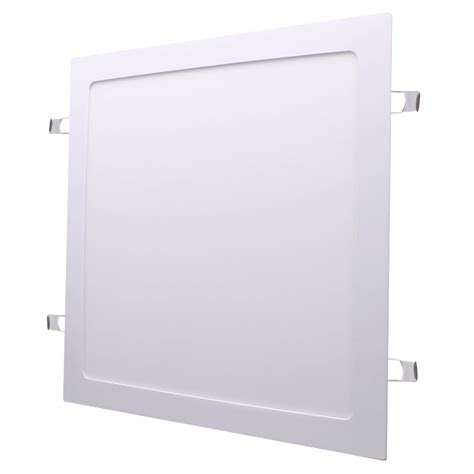 Painel De Led W Quadrado Embutir Branco Quente K Bivolt Central