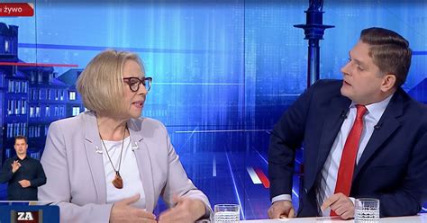 Spięcie posłanki Lewicy i posła PiS w TVP Prowadząca musiała apelować