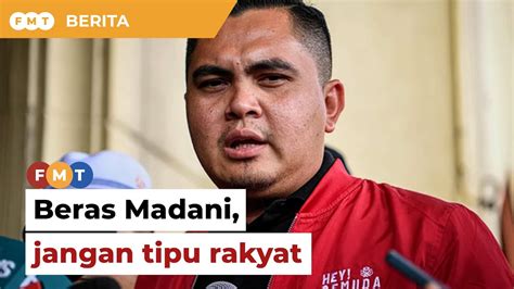 Pemuda Umno Gesa Kerajaan Halang Cadangan Beras Putih Malaysia Madani