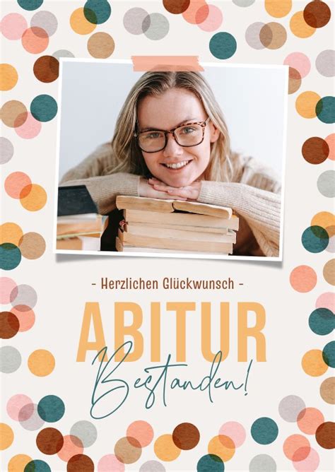 Fotokarte Mit Konfetti Abitur Bestanden Send A Smile