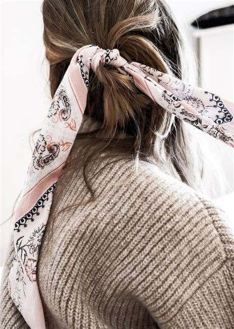 Pretty Ways To Wear A Scarf In Your Hair Thick Hair Styles Hair