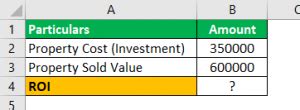 Calculating Investment Return In Excel How To Use Formula Ex