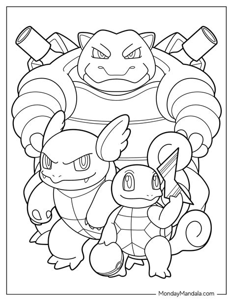 Squirtle Coloring Pages Free Pdf Printables 3526 The Best Porn Website