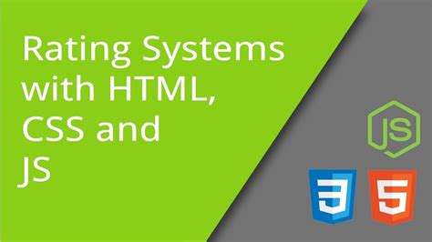 create interesting ratings app using html css and javascript