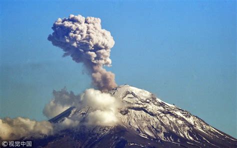 Mexico S Second Highest Peak Spews Ash And Smoke CGTN