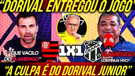 PILHADO PERDE a LINHA e RASGA o VERBO após o EMPATE do FLAMENGO
