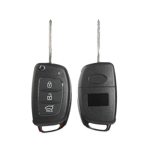 3 Button Flip Folding Remote Key Fob With ID46 Chip 433 MHZ For Hyundai