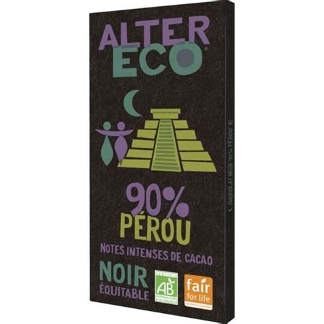 Alter Eco Chocolat Bio Noir Intense ALTER ECO