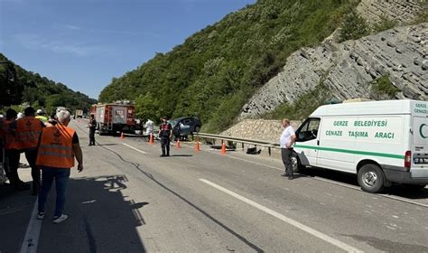 Son Dakika Sinop Ta Feci Kaza L Say S E Y Kseldi Son Dakika