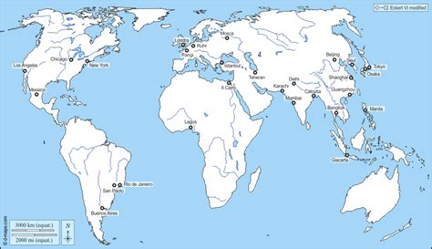Planisfero Mondo Europa Africa Mappa Gratuita Mappa Muta Gratuita