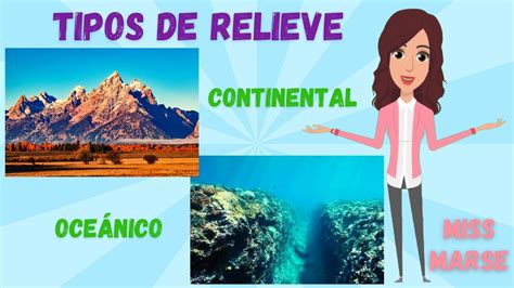 Tipos De Relieve Continental Y Oce Nico Youtube