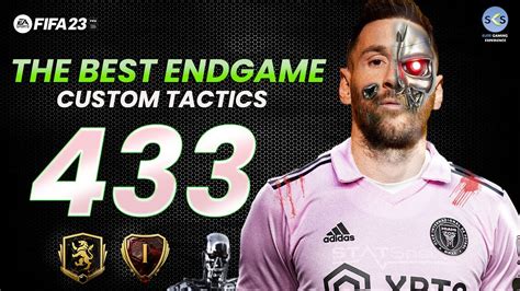 THE BEST 433 4 ENDGAME CUSTOM TACTICS FIFA 23 YouTube