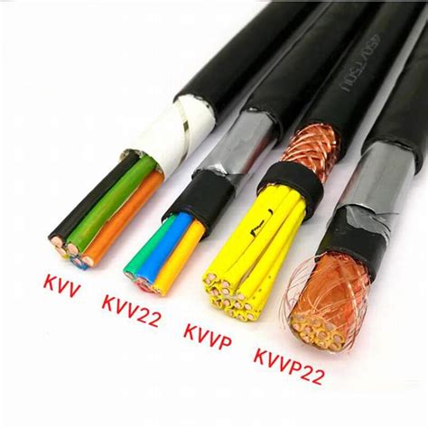 Multicore Copper Conductor Kvv Flexible Control Electric Cable Jytopcable