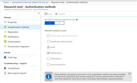 Self Service Password Reset In A Hybrid Active Directory Environment
