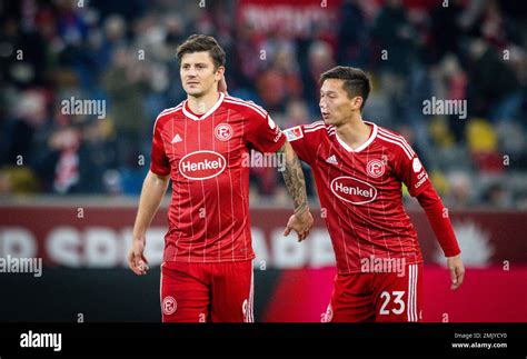 Düsseldorf Alemania 27th de enero de 2023 Dawid Kownacki F95