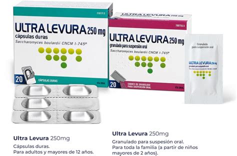 Probiótico para regenerar la flora intestinal Ultra Levura