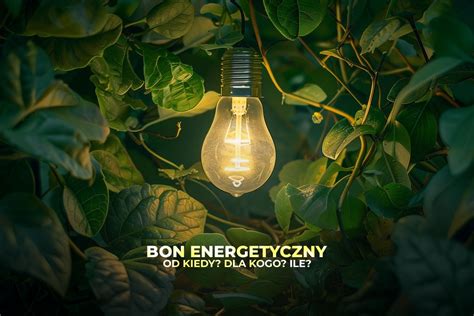 Bon energetyczny od kiedy i dla kogo zamrożenie cen prądu