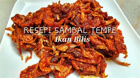 Resepi Sambal Tempe Ikan Bilis Kekal Rangup Walau Bersambal Youtube