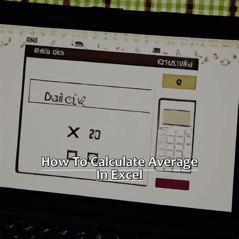 How To Calculate Average In Excel