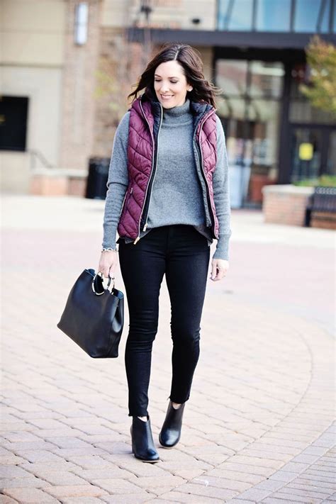 5 Ways To Wear A Puffer Vest Jo Lynne Shane Outfits With Leggings