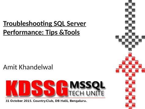PPTX Troubleshooting SQL Server Performance Tips Tools Amit