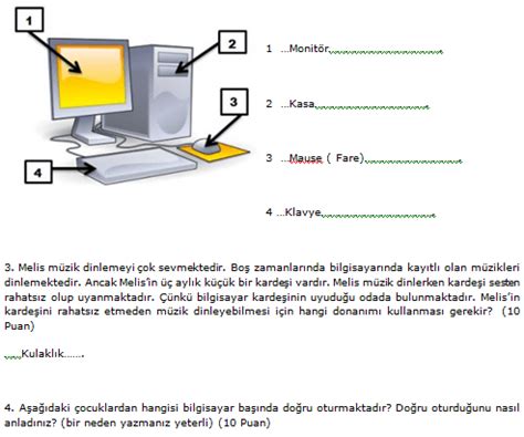 bilişim teknolojileri 1 dönem 1 yazılı soruları ve cevapları 2016 2017