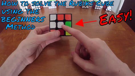 how to solve the rubiks cube beginners method youtube