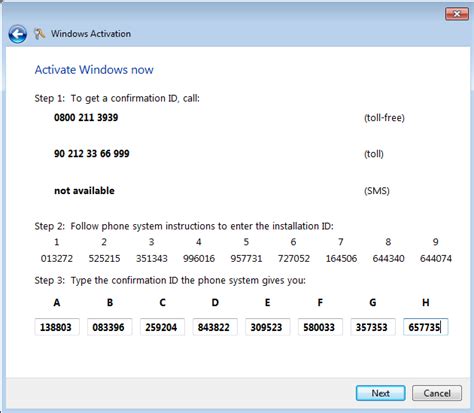 how to activate windows 7 by phone step by step guide