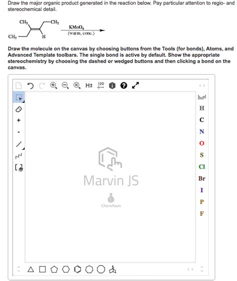 OneClass Draw The Major Organic Product Generated In The Reaction